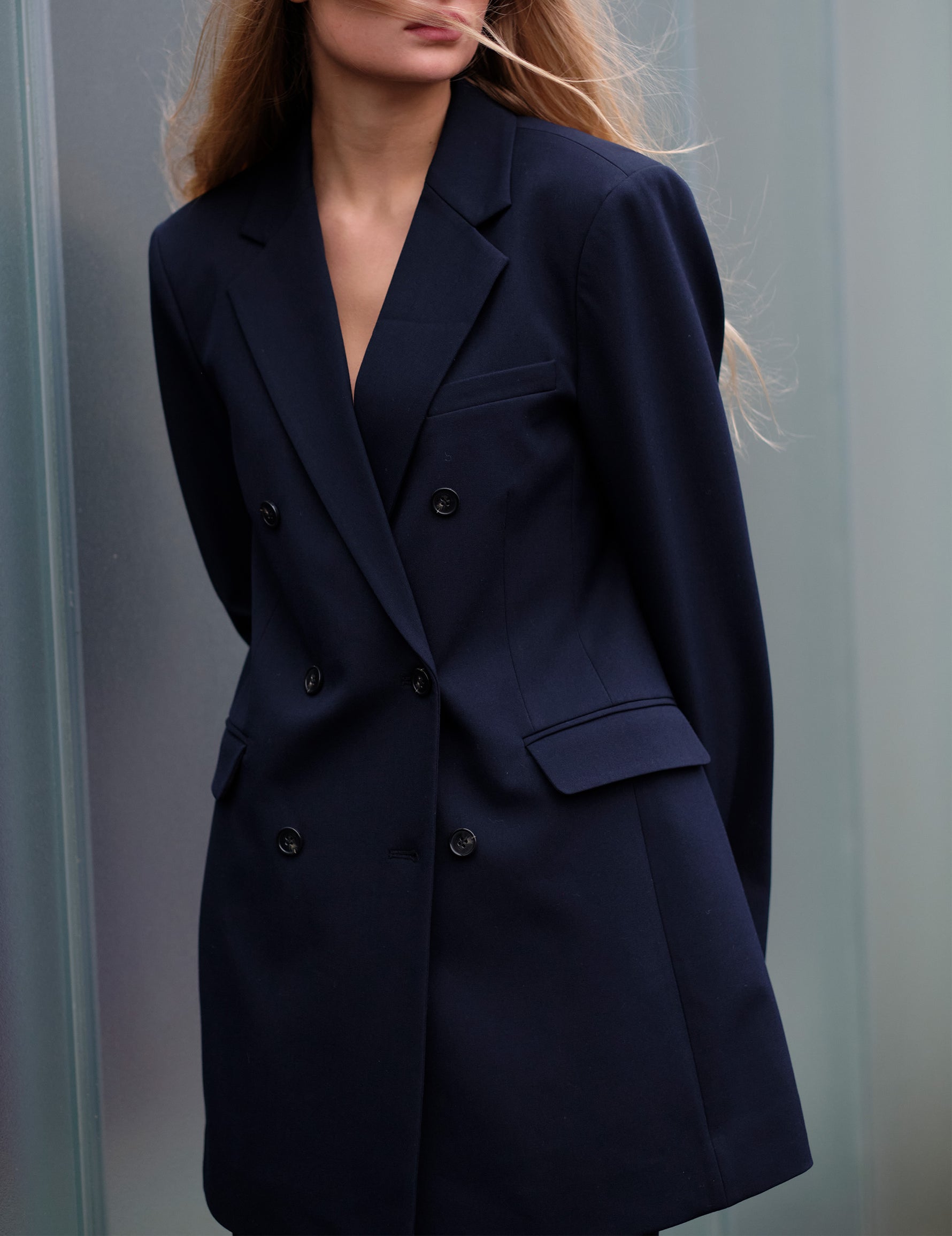 Scott Long Blazer Navy